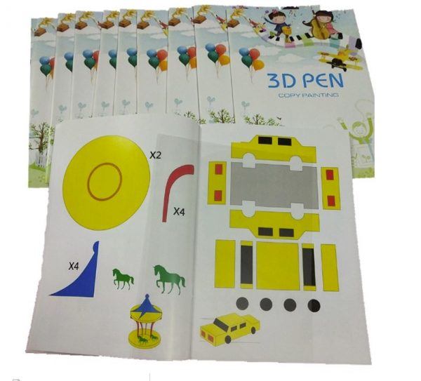 3D Printing Drawing Book | 20 Reusable Templates for Kids